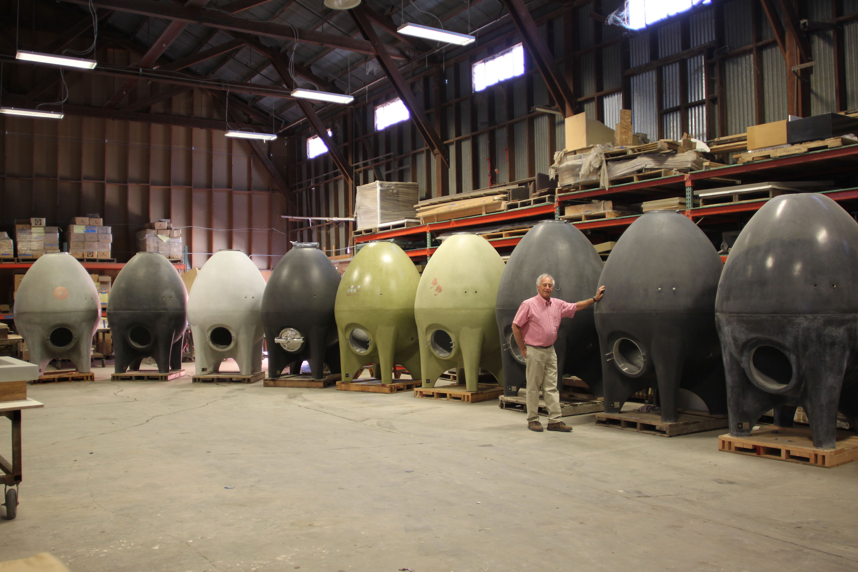 Concrete Wine Tanks | Classic Egg 476 Gal | Sonoma Cast Stone