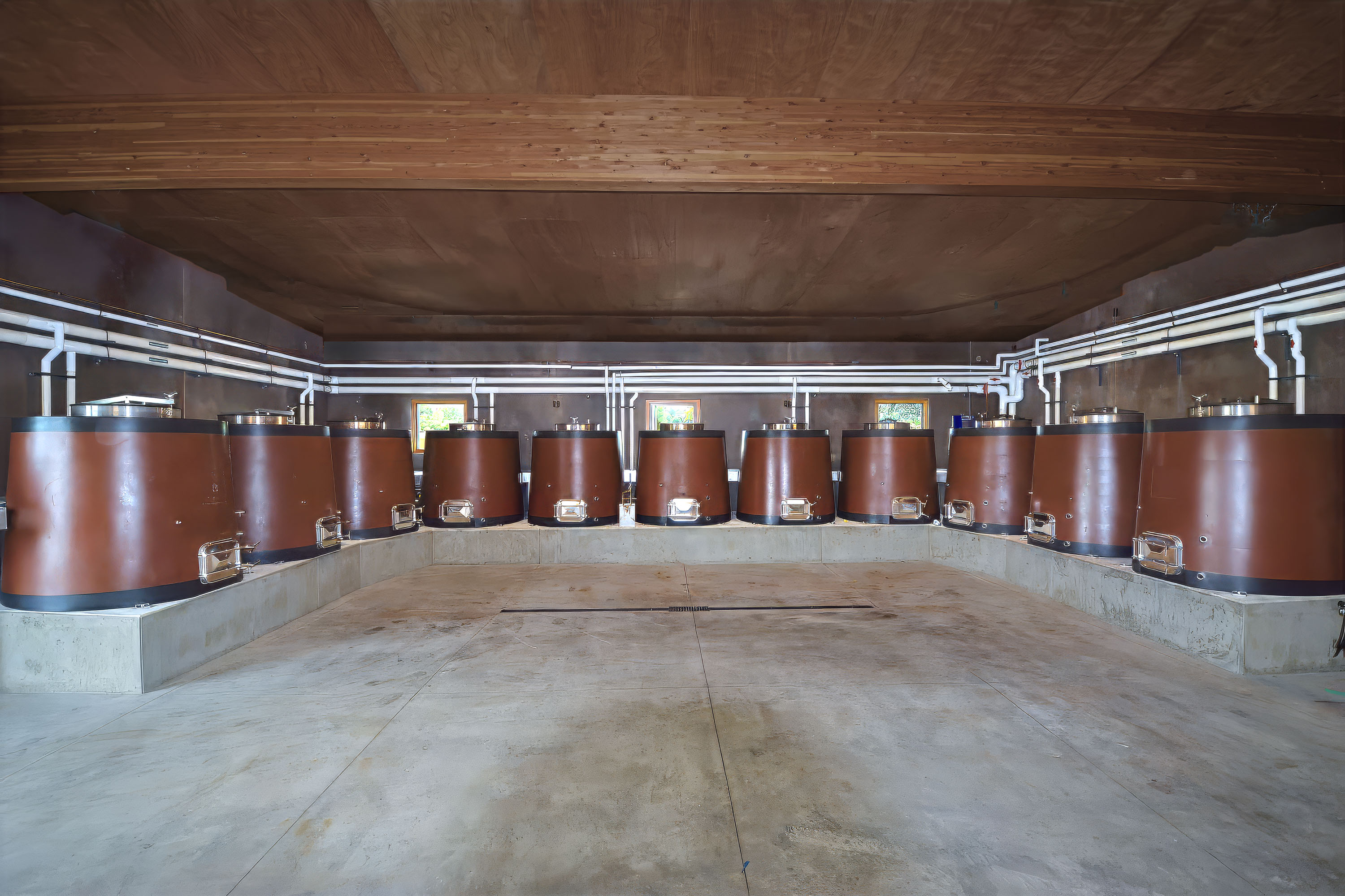 Concrete Wine Tanks | Conical to 1,070 Gal | Sonoma Cast Stone